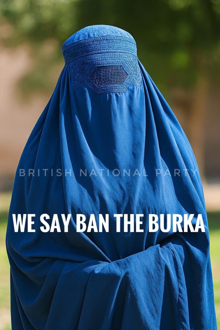 The BNP says ban the Burka in Britain - The British National Party (BNP)